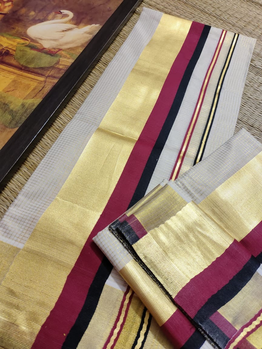 Premium cotton micro checks setmund – The Teal Boutique